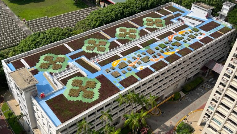 Largest rooftop art display - World Records Union™